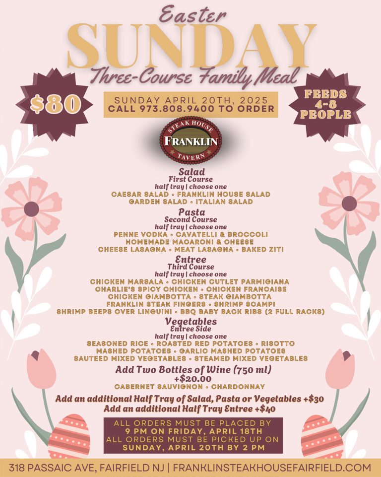 Easter Family Meal - Franklin Steakhouse and Tavern